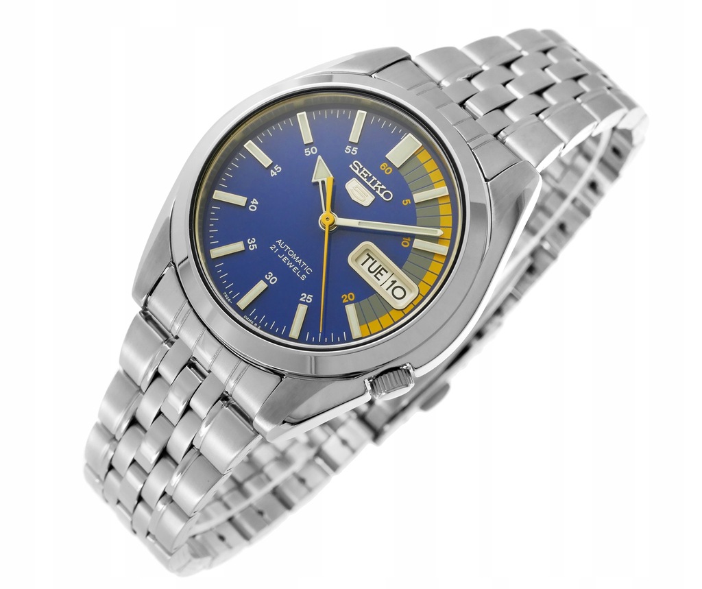 ZEGAREK SEIKO 5 męski klasyczny SNK371K1 + pudełko - 9918698375 ...