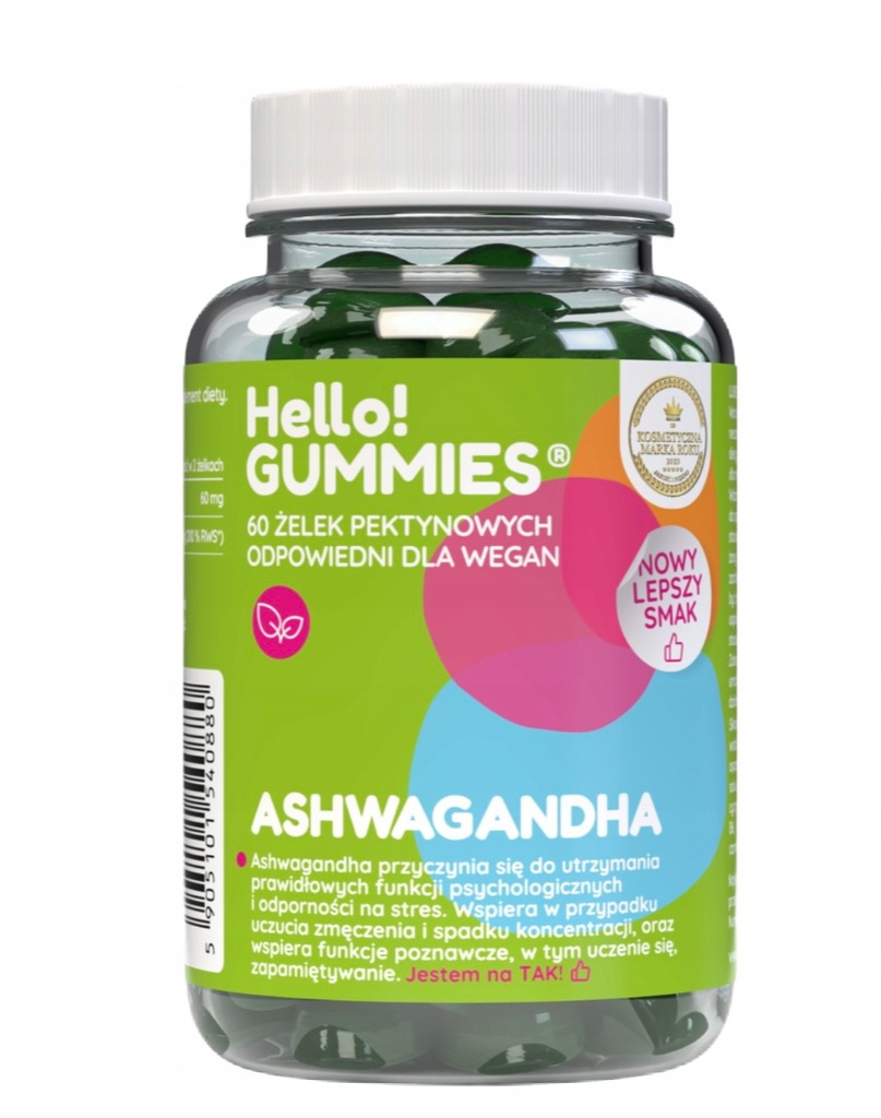 Hello!gummies Hello gummies ashwagandha wege żelki - 17405047323 ...