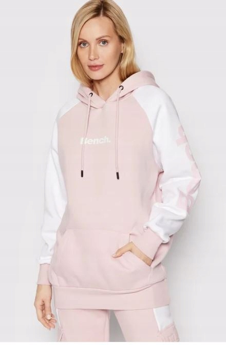 BENCH BLUZA DRESOWA DAMSKA RÓŻOWA LOGO 36 1SOH - 13583293392 ...