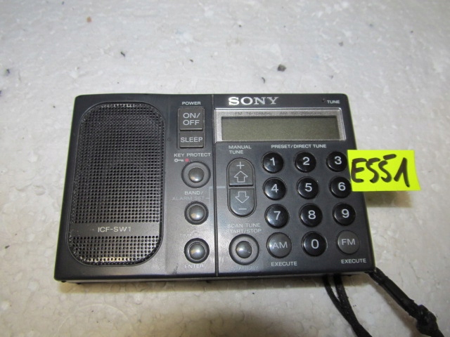 RADIO SONY ICF-SW1 - NR E551 - 13543068382 - oficjalne archiwum Allegro