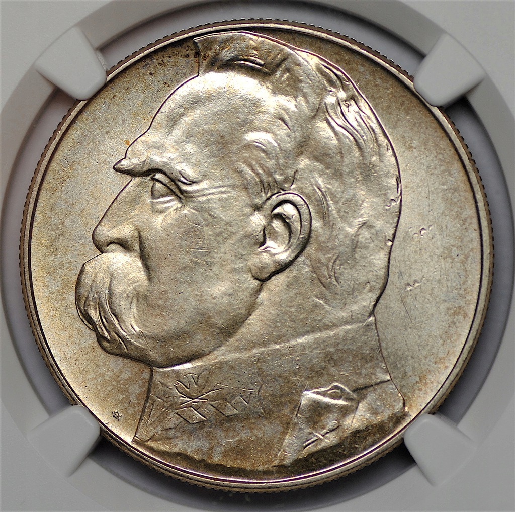 mt II RP 10 złotych 1936 Piłsudski NGC MS63 piękne - 12619315784 ...