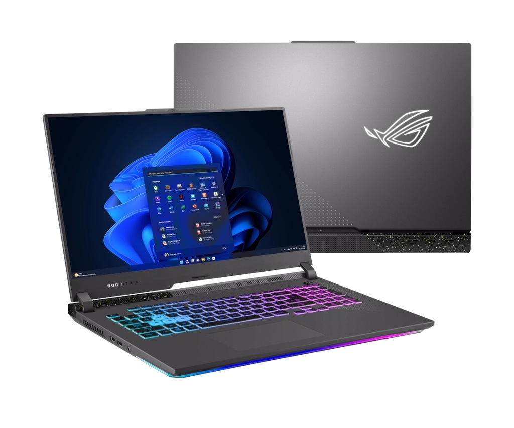 Laptop gamingowy ASUS ROG Strix G17 R9-7845HX 32GB 512GB RTX4060 144Hz ...