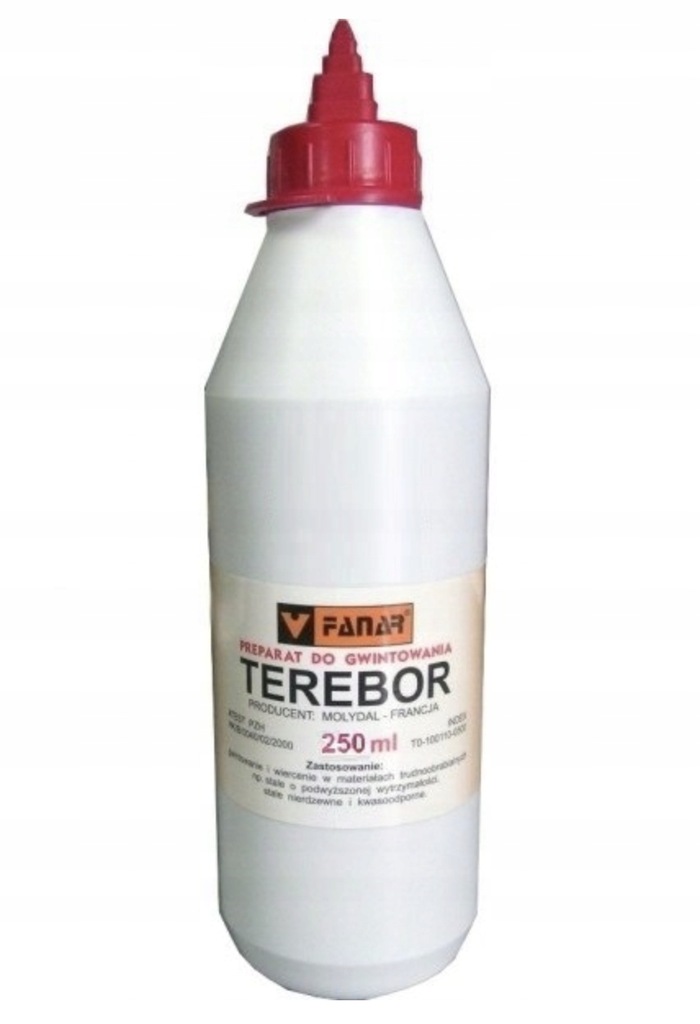 FANAR Preparat do gwintowania TEREBOR 250 ml - 11968352892 - oficjalne ...