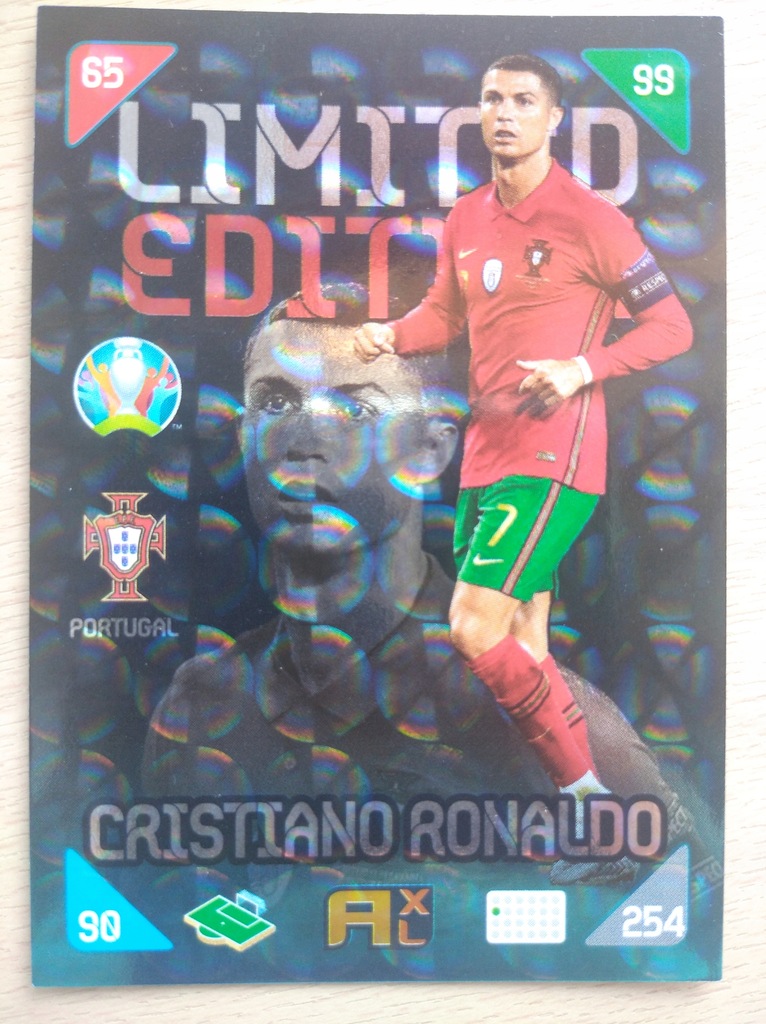 Karta limited edition Cristiano Ronaldo Euro 2020 - 10884462146 ...
