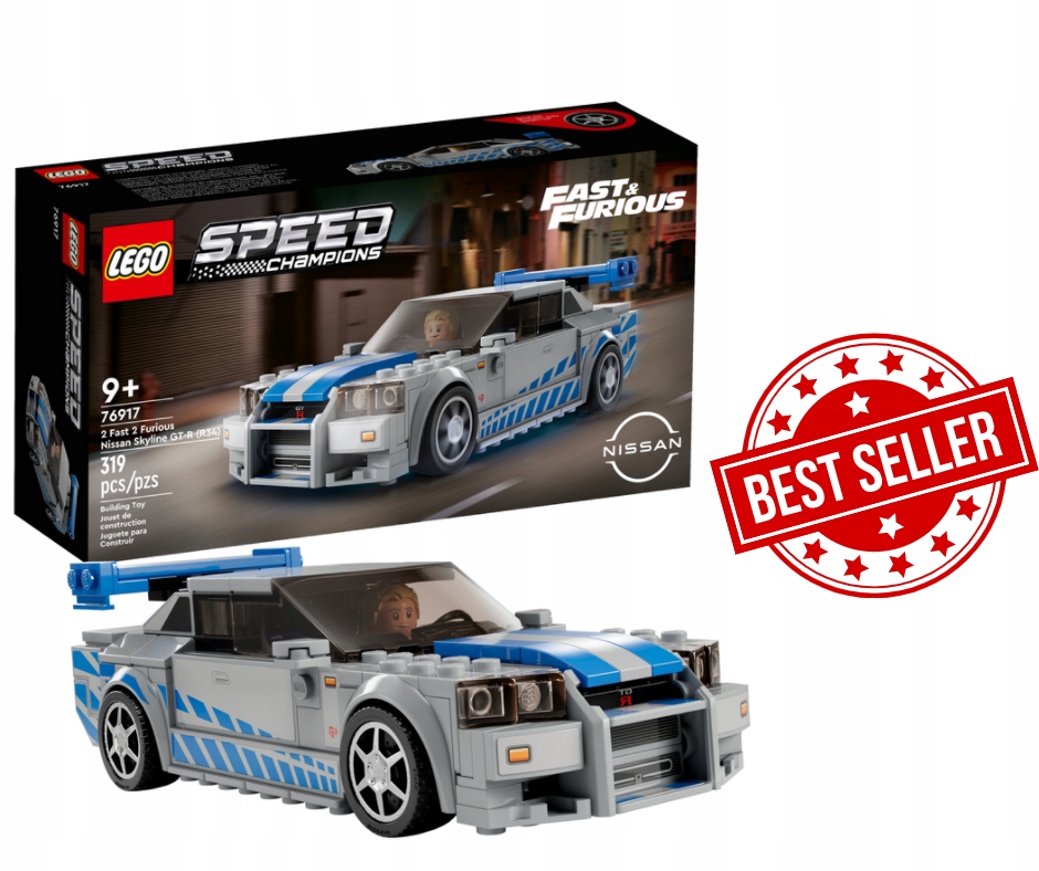 LEGO 76917 Nissan Skyline GT-R R34 Szybcy Wściekli - 13146891395 ...