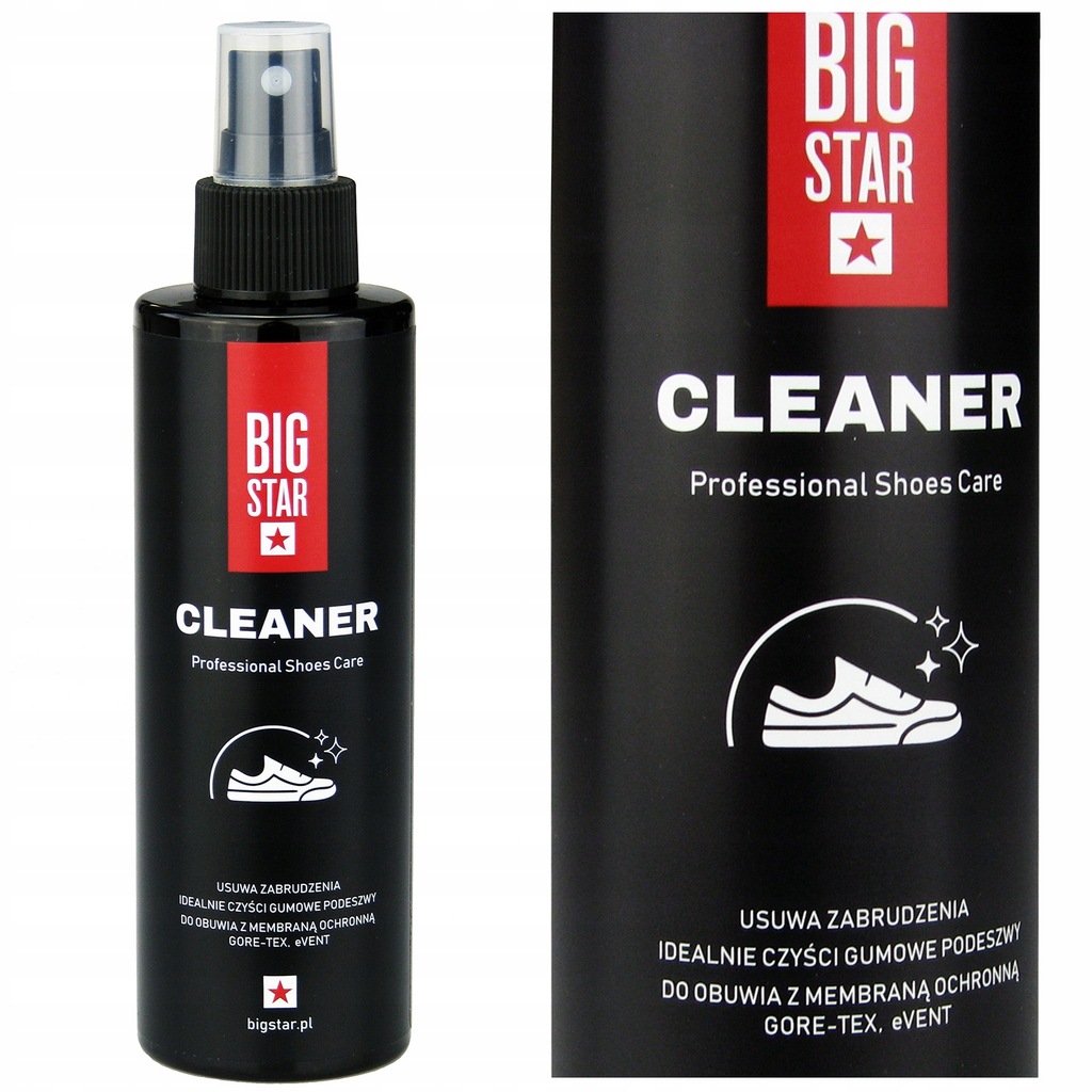 SPRAY pianka do CZYSZCZENIA obuwia BIG STAR 200ml - 9680121195 ...