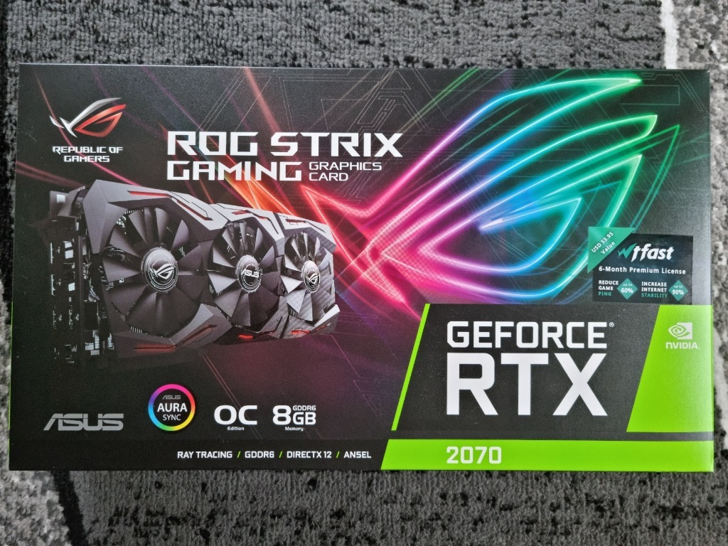 Asus ROG STRIX RTX2070 8G GAMING, Gwar 6m-c, Wa-wa - 12486768561 ...