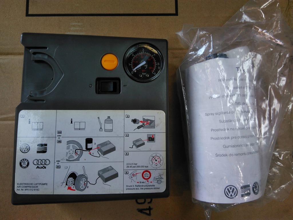 Zestaw naprawczy koła kompresor Audi VW Seat Skoda - 12137569638 - oficjalne archiwum Allegro