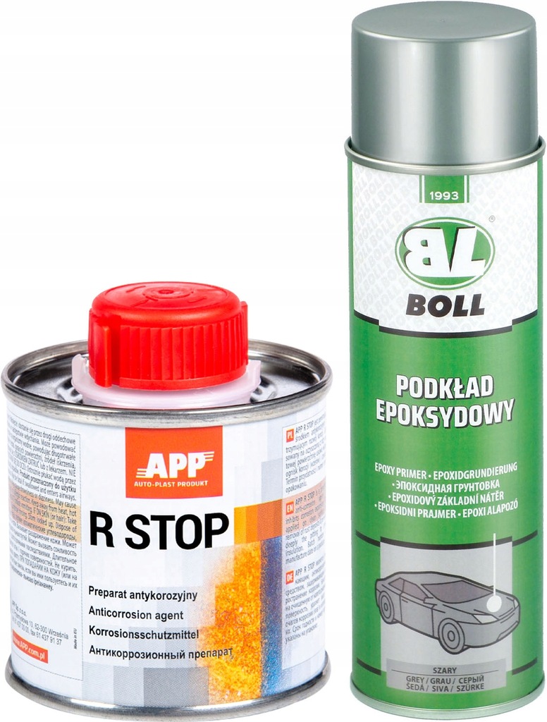 APP ZESTAW R-STOP + BOLL PODKŁAD EPOKSYDOWY SPRAY - 11221366596 ...