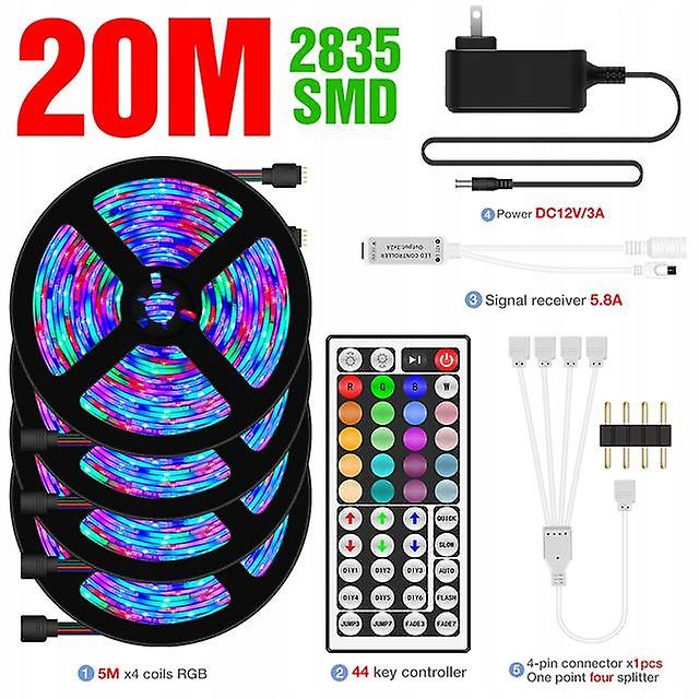 Rgb 2835 led light strip 12v ribbon led lamp tape - 12655664983 ...