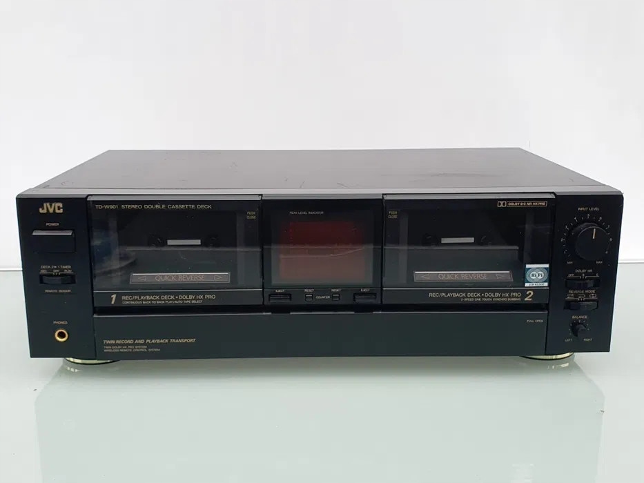 JVC TD-W901 stereofoniczny magnetofon Dolby Hx Pro - 13574268621 - oficjalne archiwum Allegro