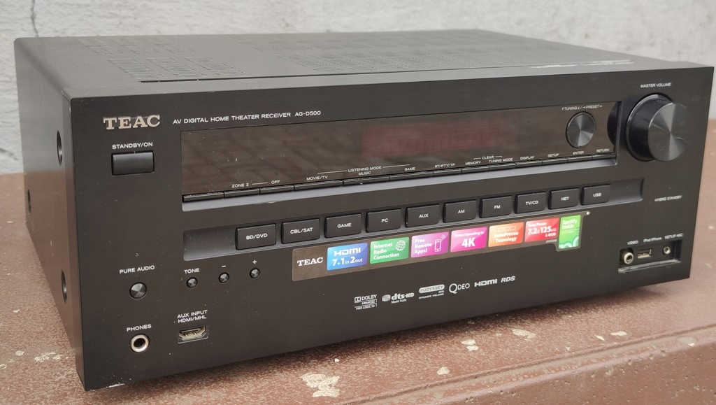 Amplituner TEAC AG-D500 7.1 4K NET Spotify HDMI - 13962570293 ...