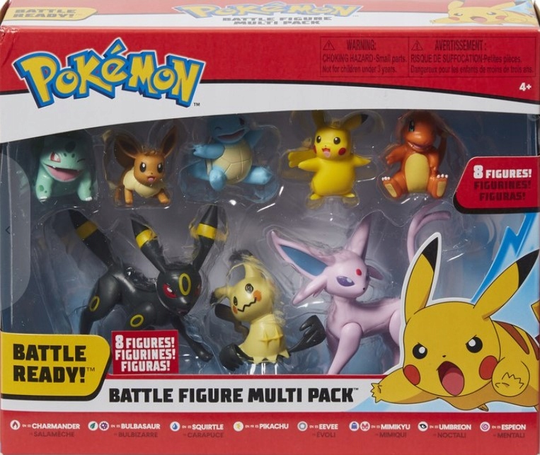 POKEMON BATTLE FIGURE MULTI-PACK - 8 FIGUREK - 13698884763 - oficjalne ...