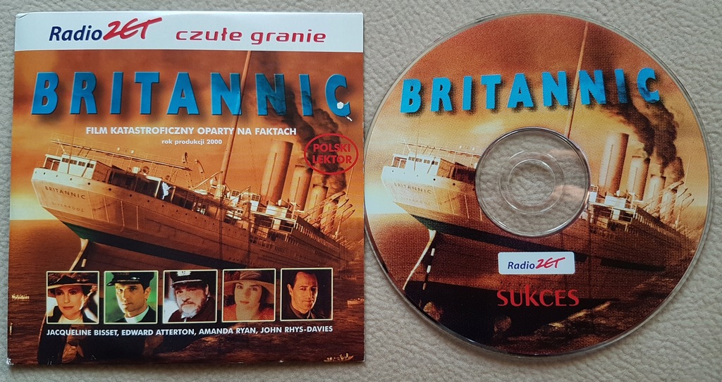 BRITANNIC 2000 DVD FILM KATASTROFICZNY UNIKAT BDB - 10954729316 ...