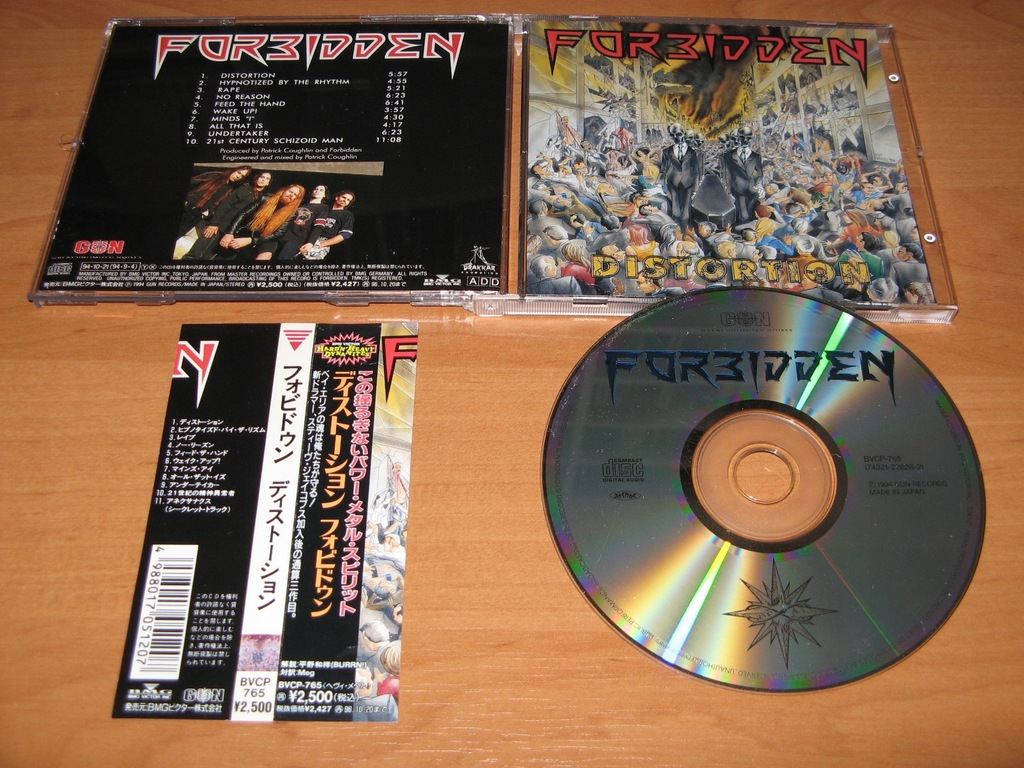 FORBIDDEN - Distortion - I wyd JAPAN - 11987033821 - oficjalne archiwum ...