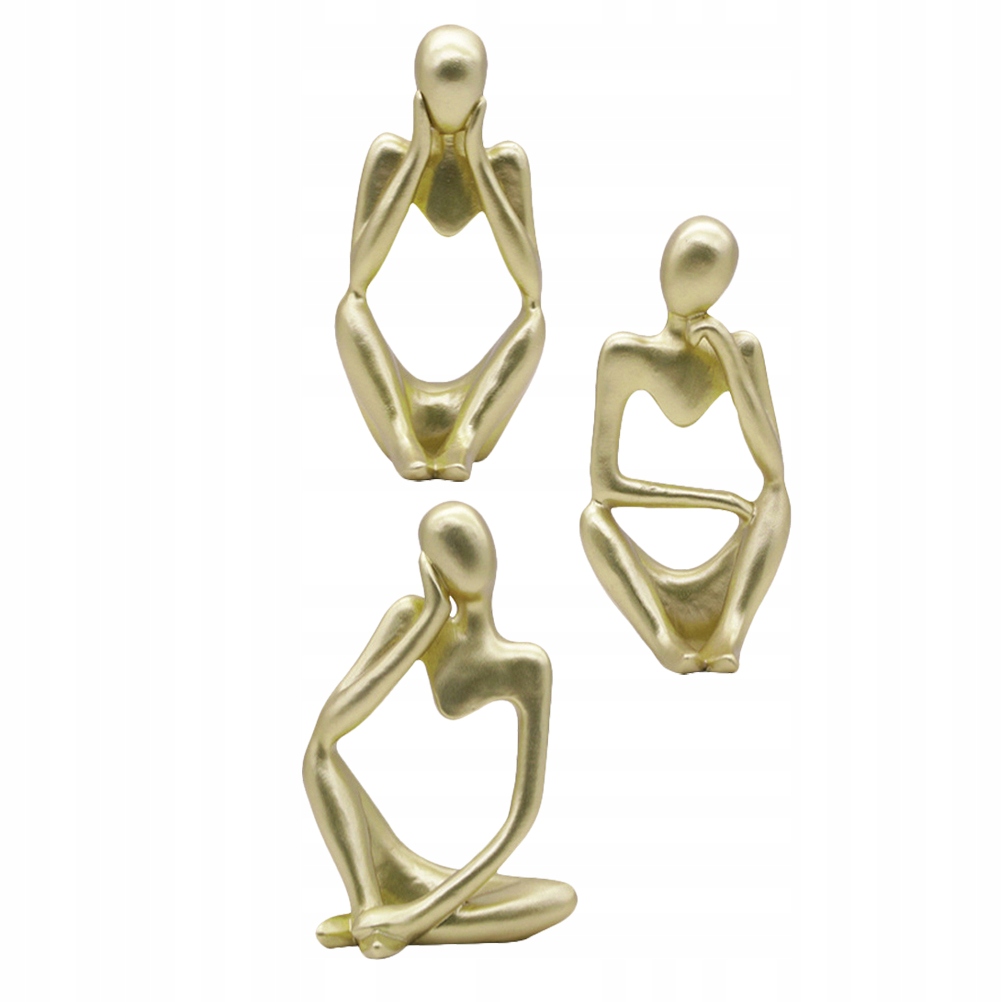 3 sztuk Modern Art rzeźby Człowieka rysunek rzeźba - 12927986753 ...