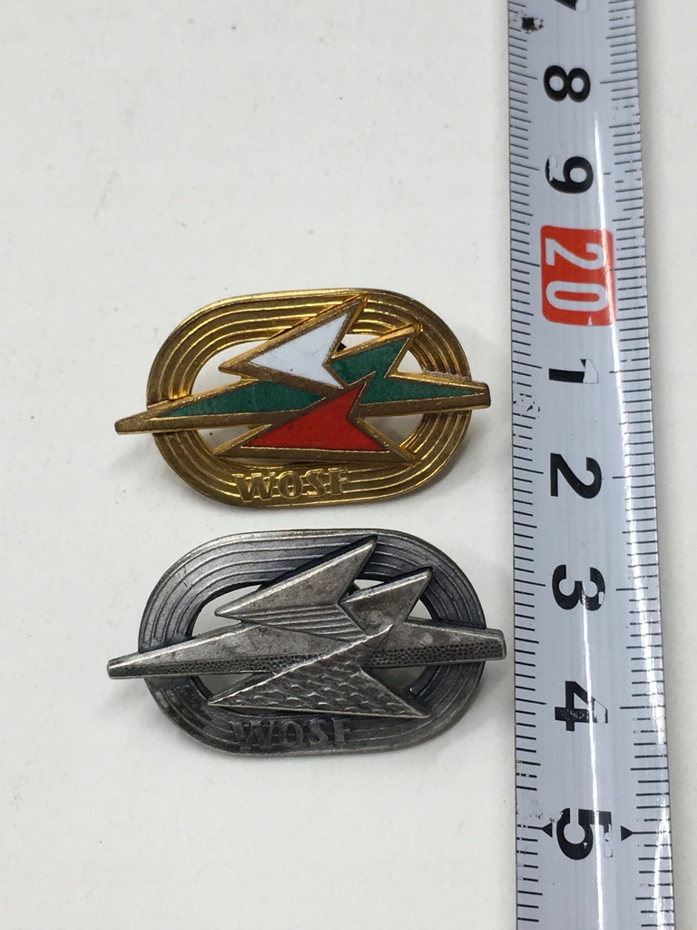 Odznaka WOSF 2 szt. - 14138607994 - oficjalne archiwum Allegro