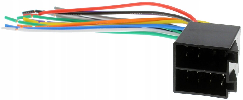 Wtyk Kostka ISO Wtyczka Radia z Kablami Zespolona - 12757868571 - oficjalne archiwum Allegro