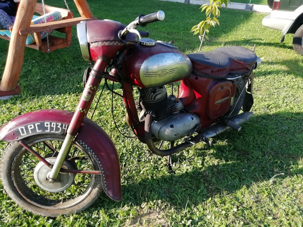 JAWA 353 250cc 1958.r Kiwaczka MOTOCYKL ZABYTEK PRL oryginał ...