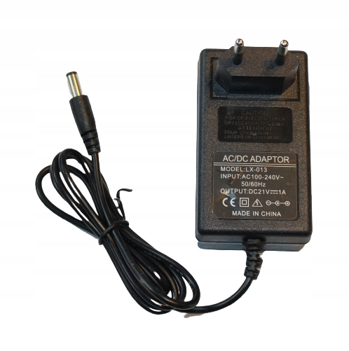 Zasilacz Ładowarka baterii litowych 21V 1A 5.5/2.1 - 13515103273 - oficjalne archiwum Allegro