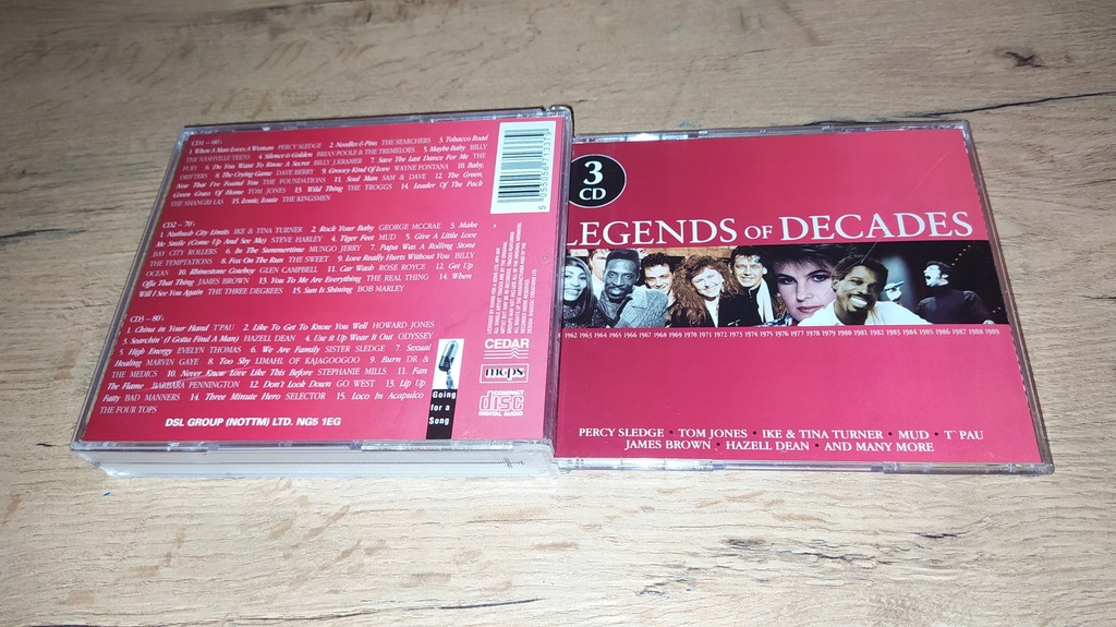 Legends Of Decades - 3XCD - 12823905108 - oficjalne archiwum Allegro