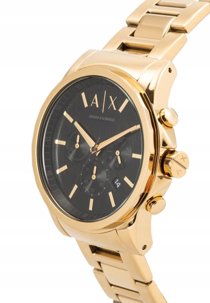ARMANI EXCHANGE AX2095 ZEGAREK ANALOGOWY ZŁOTY - 12595534607 ...