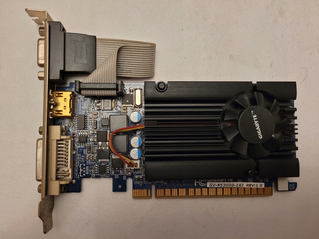 Karta graficzna GIGABYTE GV-N520D3-1GI REV:1.0 - 10609566425 ... Karta graficzna GIGABYTE GV-N520D3-1GI REV:1.0 - 10609566425 ...