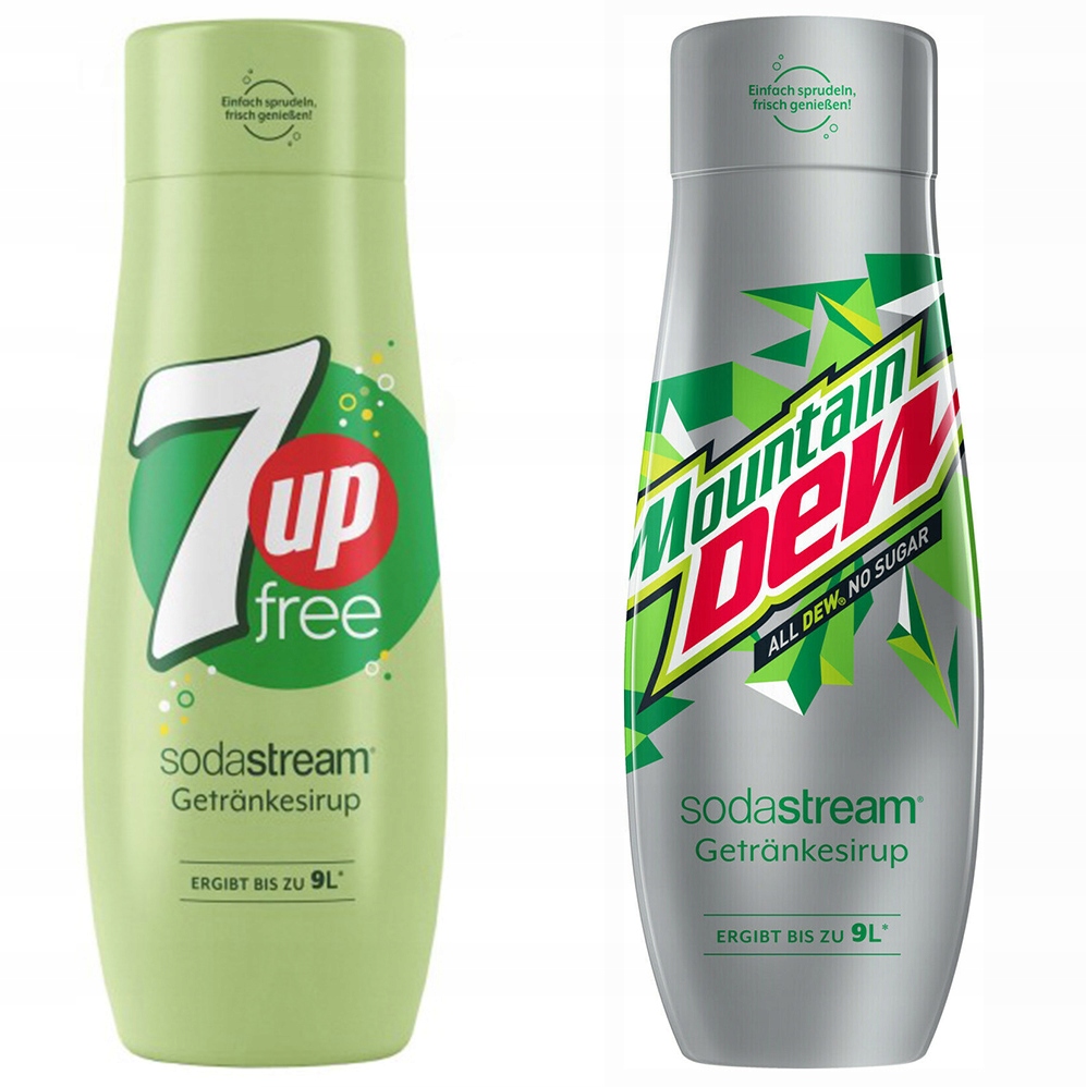 SYROP SODASTREAM 7UP FREE MOUNTAIN DEW KONCENTRAT - 11543743724 ...