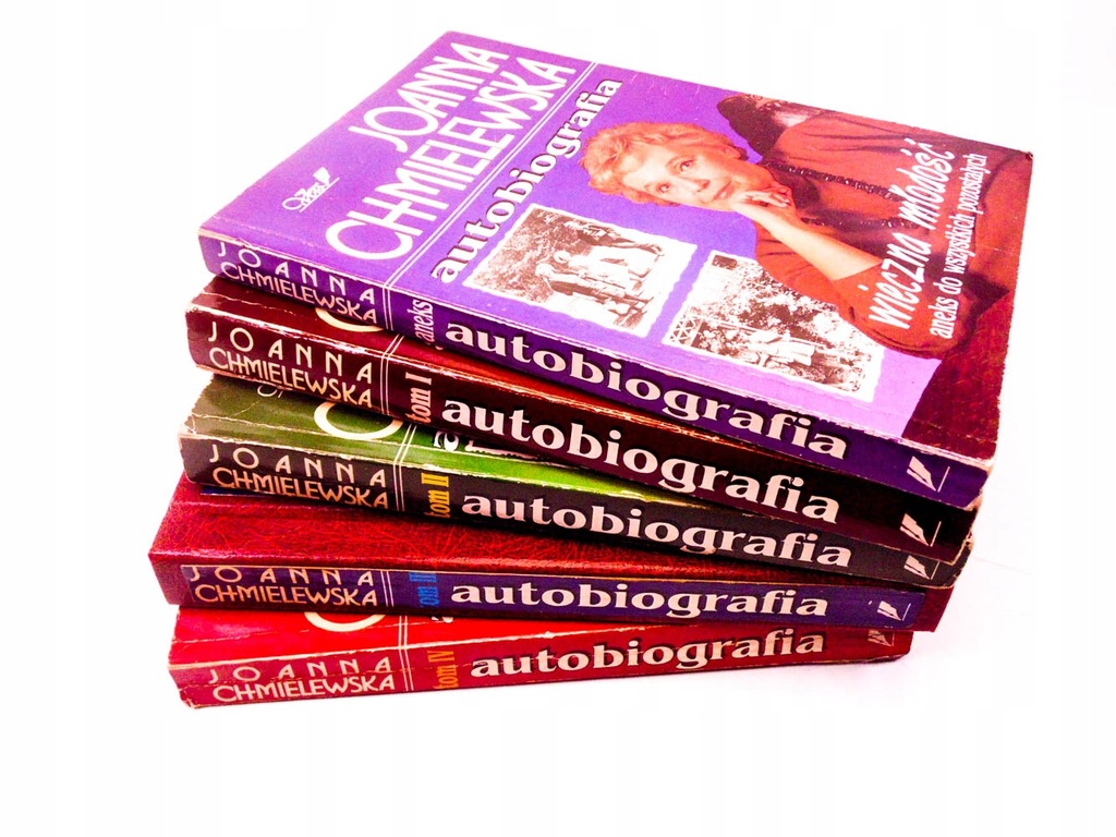 JOANNA CHMIELEWSKA AUTOBIOGRAFIA 5 TOMÓW - 13527416446 - oficjalne archiwum Allegro