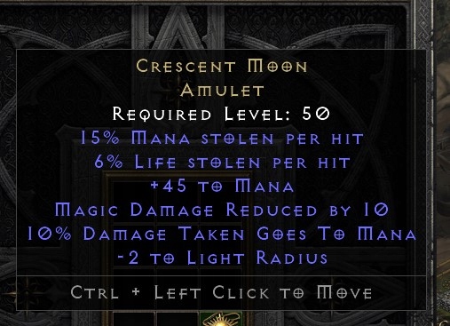 Diablo 2 resurrected Sierp Księżyca Crescent Moon - 11382125350 ...