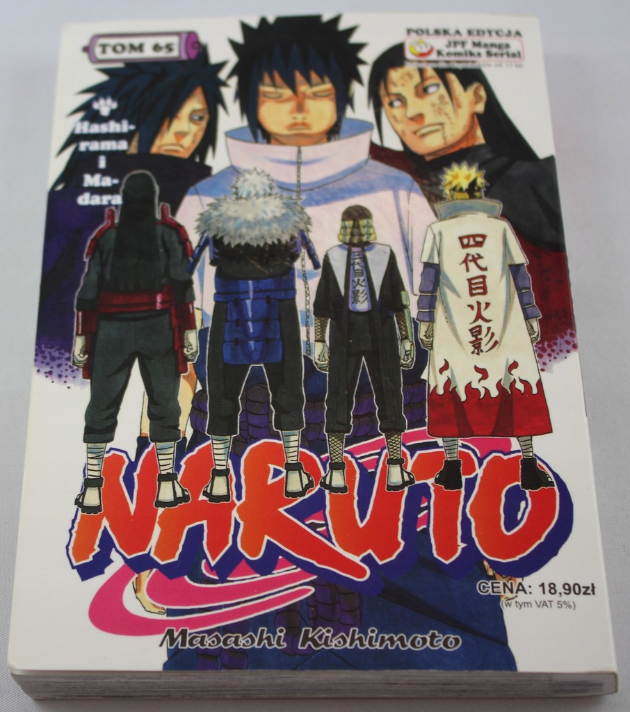 Manga NARUTO Tom 61 - 65 Masashi Kishimoto - 8317166481 - oficjalne ...