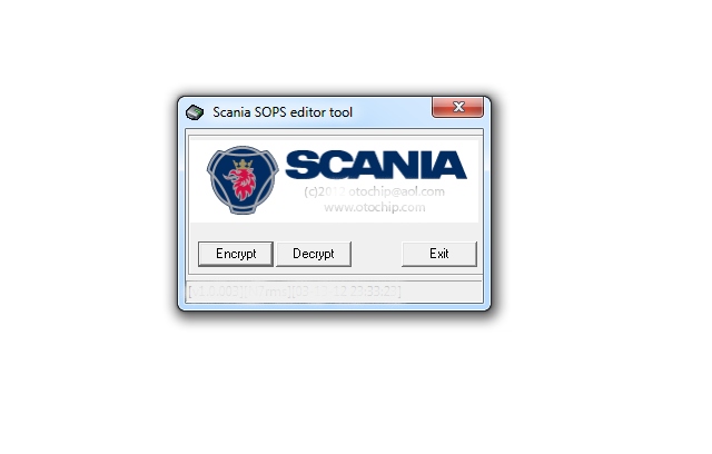SCANIA SOPS Editor Tool File Encryotor 2019 - 9091502164 - oficjalne ...