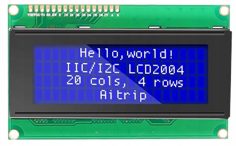 Wyświetlacz LCD2004A+I2C 4x20 znaków Arduino - 12309300730 - oficjalne archiwum Allegro