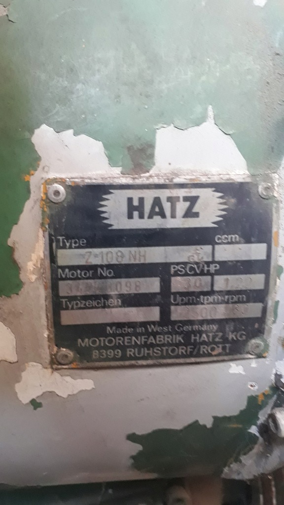 Silnik HATZ Z108 NH - 8052691743 - oficjalne archiwum Allegro