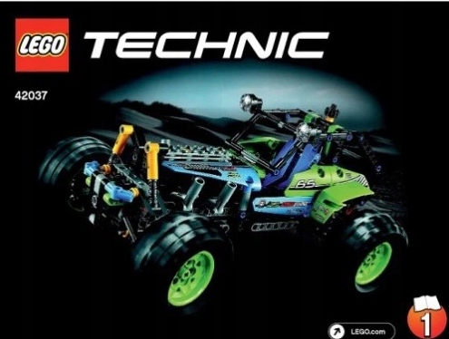 LEGO Technic Instrukcja 42037 Terenówka - 10493297875 - oficjalne ...