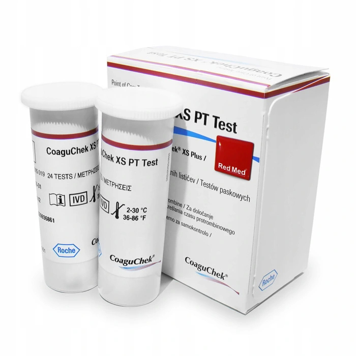 Paski do PT INR Roche CoaguChek XS PST 2x24 sztuki - 13011121578 ...