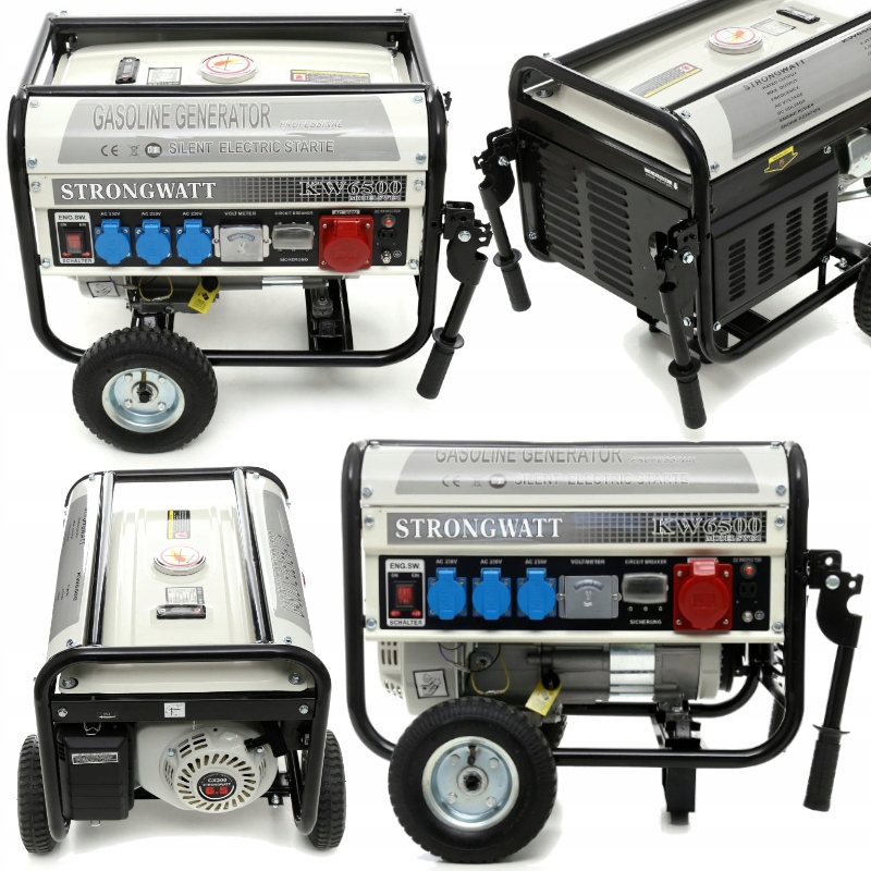 AGREGAT PRĄDOTWÓRCZY 2500W 3FAZOWY GENERATOR 6,5KM - 12246640875 - oficjalne archiwum Allegro