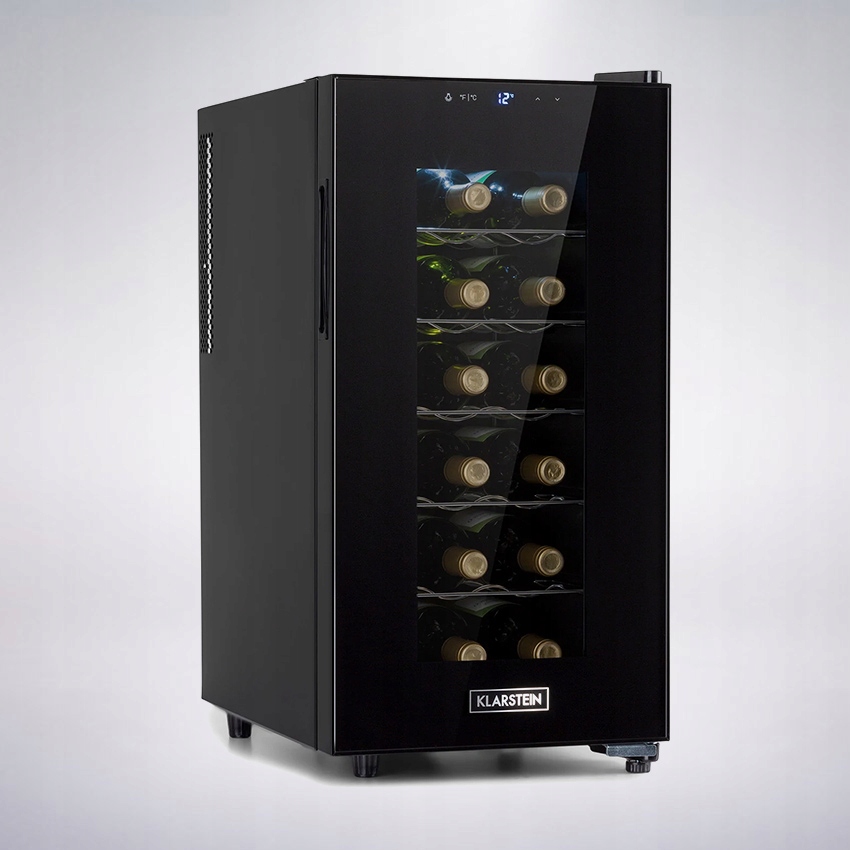 Klarstein Lodówka do wina winiarka 52L 18 butelek - 12381250824 ...