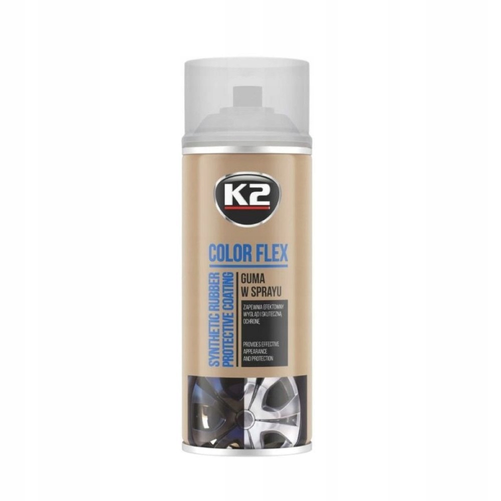 K2 FLEX PŁYNNA GUMA W SPRAYU FOLIA BEZBARWNA 400ml - 11624241400 ...