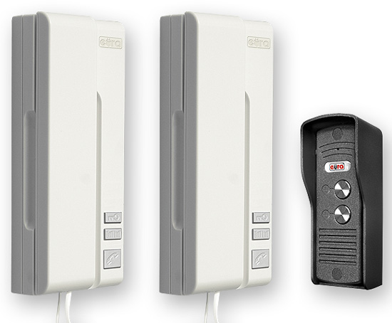 Domofon 2-rodzinny EURA ADP-33A3 DUO dwurodzinny - 6500743242 - oficjalne archiwum Allegro