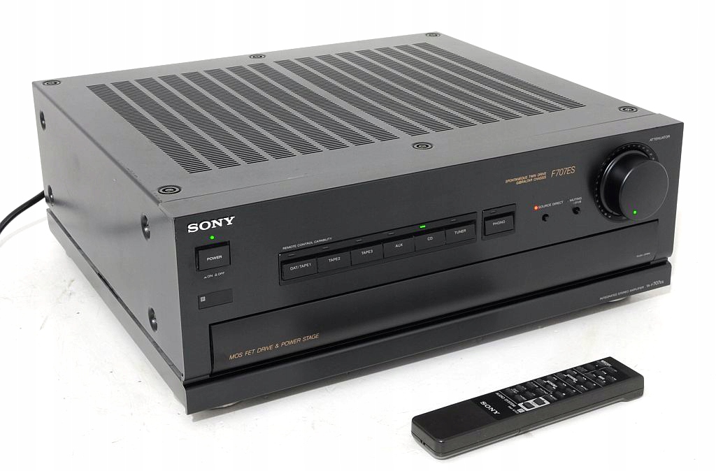 SONY TA-F707ES WZMACNIACZ STEREO TOP MODEL PILOT ! - 8427824810 ...