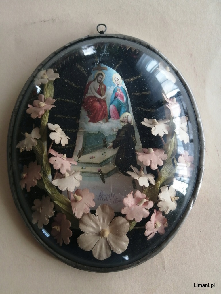 ABCYBILDER SZKŁO WYPUKŁE ŚW.FRANCISZEK OBRAZEK - 12054677372 ...