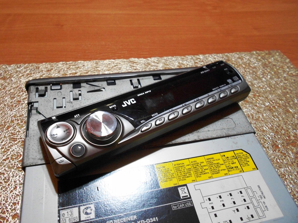 Radio samochodowe JVC KD-G341 CD/MP3/AUX - 11848781165 - oficjalne archiwum Allegro