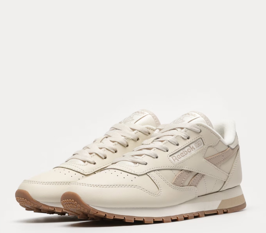 REEBOK BUTY SPORTOWE DAMSKIE BEŻOWE SKÓRZANE 38,5 3A9G8* - 15308390246 - oficjalne archiwum Allegro