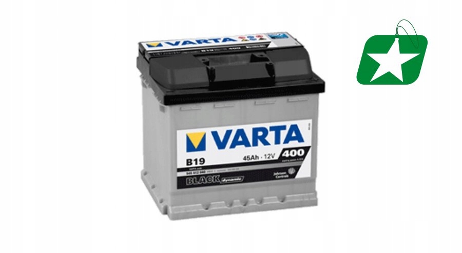 VARTA BLACK B19 45AH 400A - 10616612655 - oficjalne archiwum Allegro