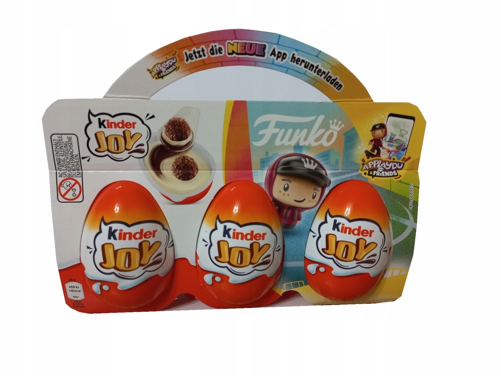 Jajko Kinder Joy z Niespodzianką 20g x 3 szt - 12986331776 - oficjalne ...
