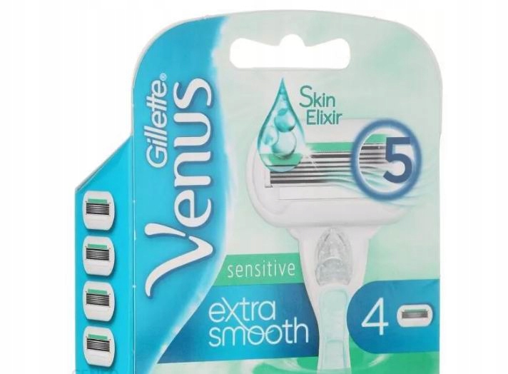 Gillette Venus EXTRA SMOOTH SENSITIVE / 4SZT. - 12646607734 - oficjalne ...