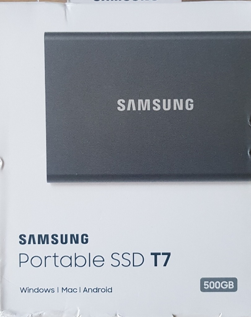 Dysk zewnętrzny SSD Samsung PORTABLE SSD T7 500GB - 12888831206 ...