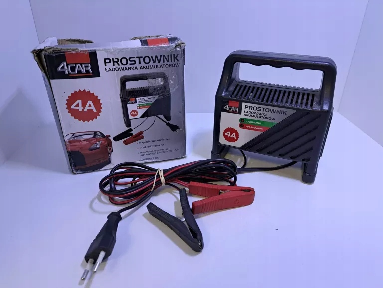 PROSTOWNIK DO AKUMULATORÓW 4CAR 6A 12V - 14282104337 - oficjalne archiwum Allegro