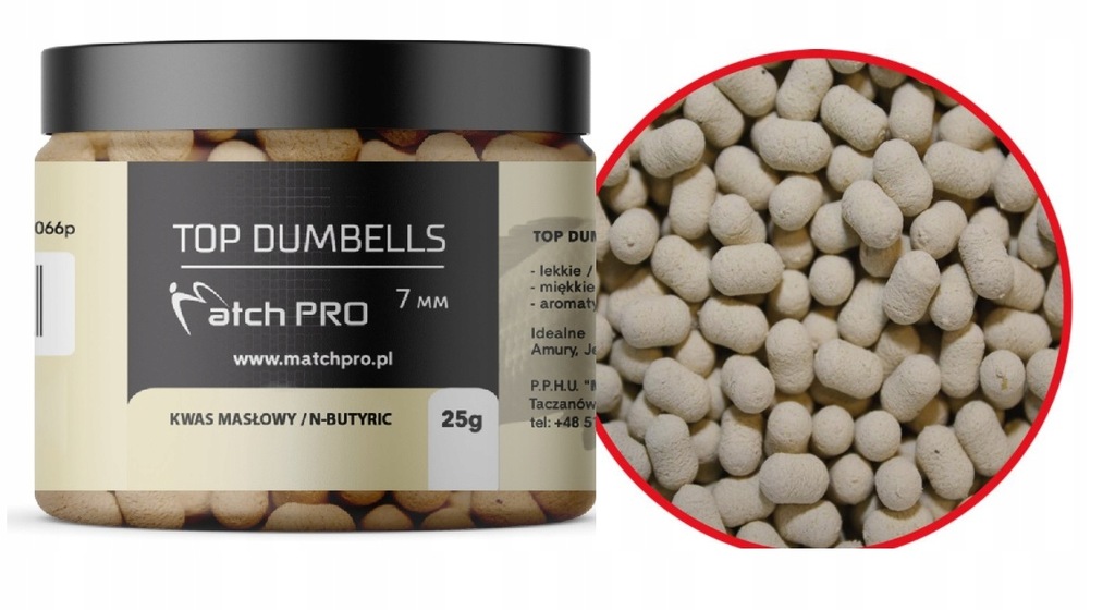 MATCHPRO TOP DUMBELSY DO METODY 7 MM KWAS MASŁOWY - 10549781253 ...